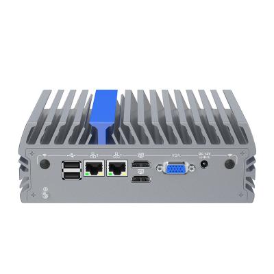China Fanless Industrial Mini PC 12th Gen Intel Alder Lake N100 Quad Core Mini Computer for sale