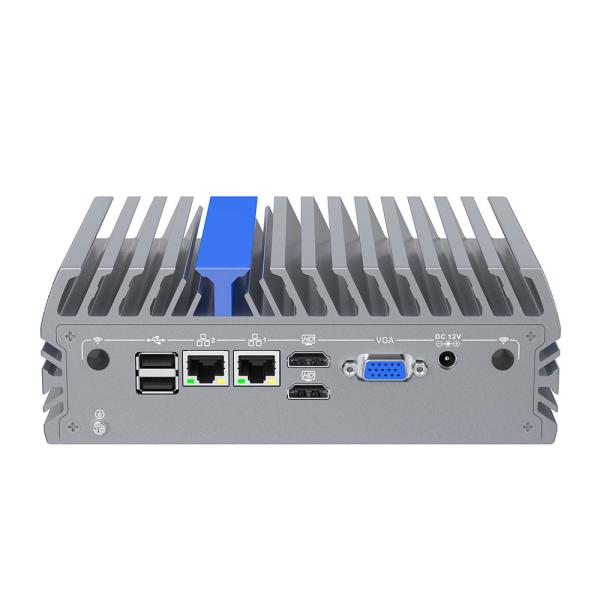 Fanless Industrial Mini PC 12th Gen Intel Alder Lake N100 Quad Core