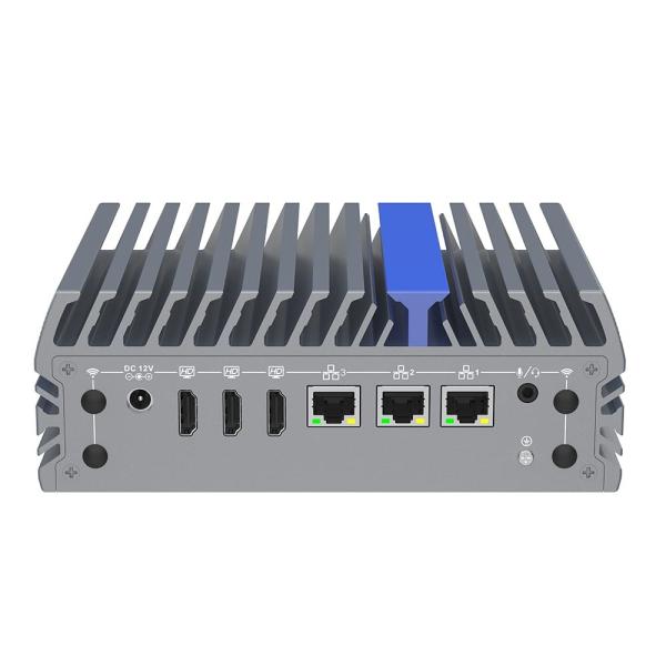 12th Gen Core I3 I5 I7 DDR5 Ram M.2 NVME SSD 2.5G Lan Fanless Mini PC
