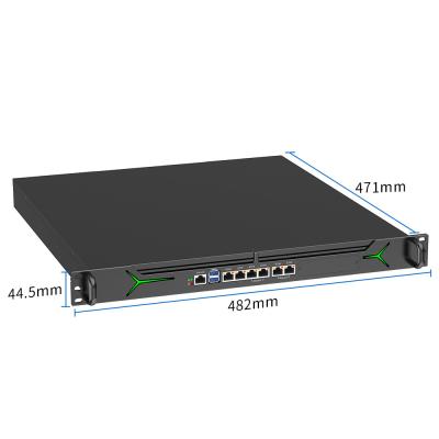 China 1U Rackmount Network Security Server mit Intel Core I3 I5 I7 der 12. und 13. Generation zu verkaufen