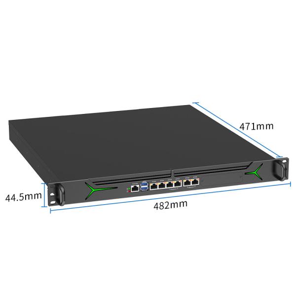 1U Rackmount Network Security Server met 12e 13e generatie Intel Core I3 I5 I7