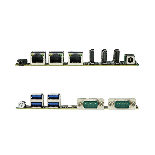 12th Gen 12v Mini Pc Motherboard Ddr5 3 Lan Motherboard With CPU