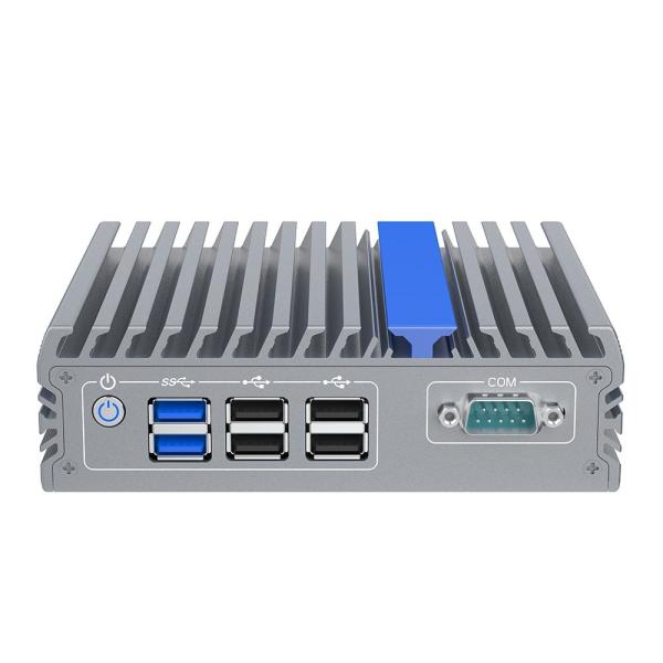 Barebone Computer J3710 Dual Lan Business Fanless Mini PC met 6 USB