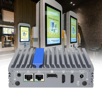 China X86 Mini Pc Pen-Tium J3710 DDR3 HD 1.6ghz Fanless Industrial Mini Pc for sale