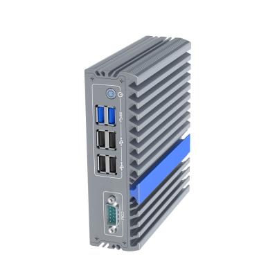 China Compact Industrial Fanless Mini Pc J3710 CPU Mini Pc Windows 11 for sale