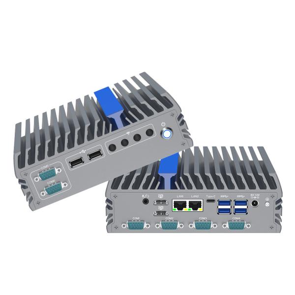 Quality Fanless Industrial Computer N100 Processor with Triple Display Port for sale