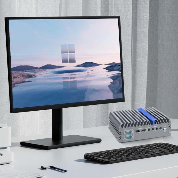 Quality Fanless Industrial Computer Ten Core DDR5 4800 Al Embedded Computer for sale