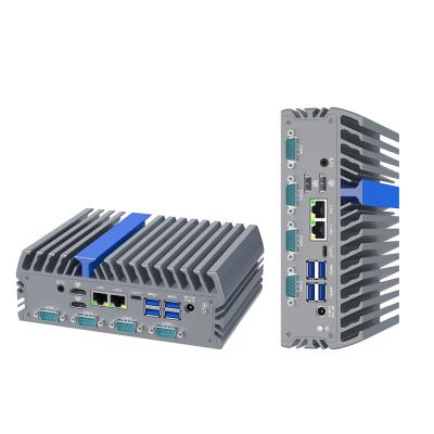 China Din-Rail Mini Pc Box Computer With Ddr5 Ram M.2 Ssd Triple Display for sale