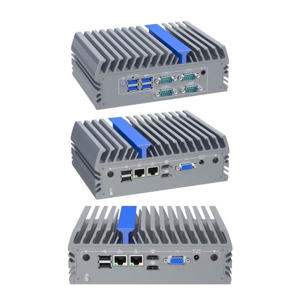 Quality Dual Lan Fanless Mini Computer N100 Synchronous Asynchronous Triple Display for sale