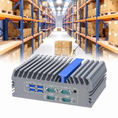 China Industrial Mini PC J6412 Dual Lan DDR4 Ram M.2 SSD Fanelss Mini Computer Watchdog for Pos System for sale