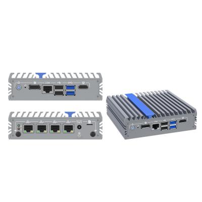China 12a geração PfSense Soft Router Intel N100 2.5G Mini PC 4 Lan Firewall à venda