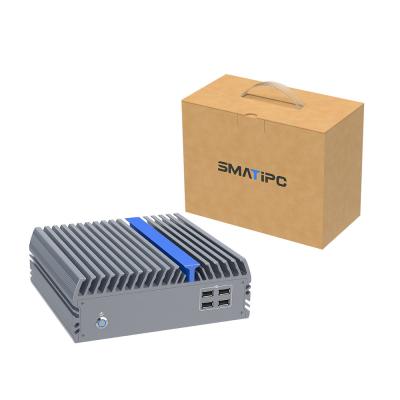 China X86 Fanless Industrial Computers I7 I5 I3 2 Rs232 8 Usb Linux for sale
