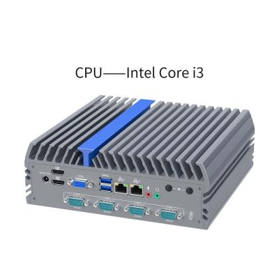 China Fanless Industrial Box PC Intel I5-12500T PC With 12V-19V for sale