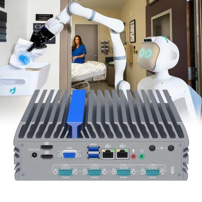 China Intel Core I7 I5 I3 Desktop PC With 2 RS232 COM 2 USB3.0 6 USB2.0 for sale