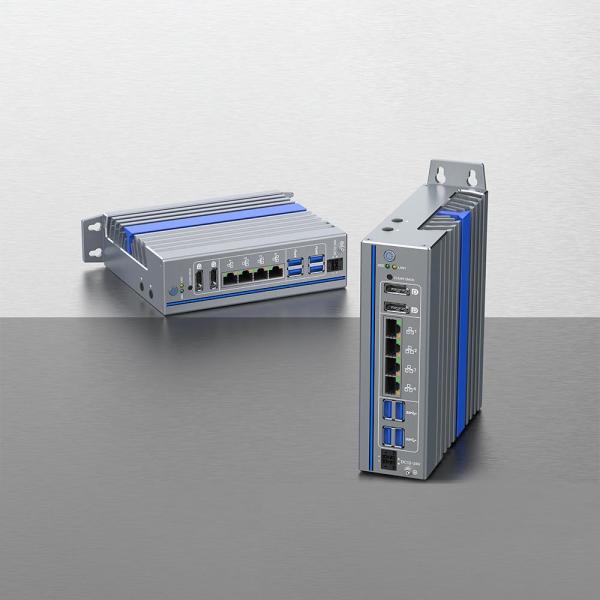 Fanless Mini PC 12th Gen Intel I5 I7 4 Lan Port Support Vesa Mount