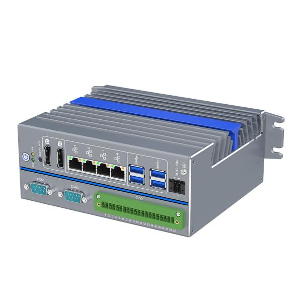 Fanless Mini PC 12th Gen Intel I5 I7 4 Lan Port Support Vesa Mount