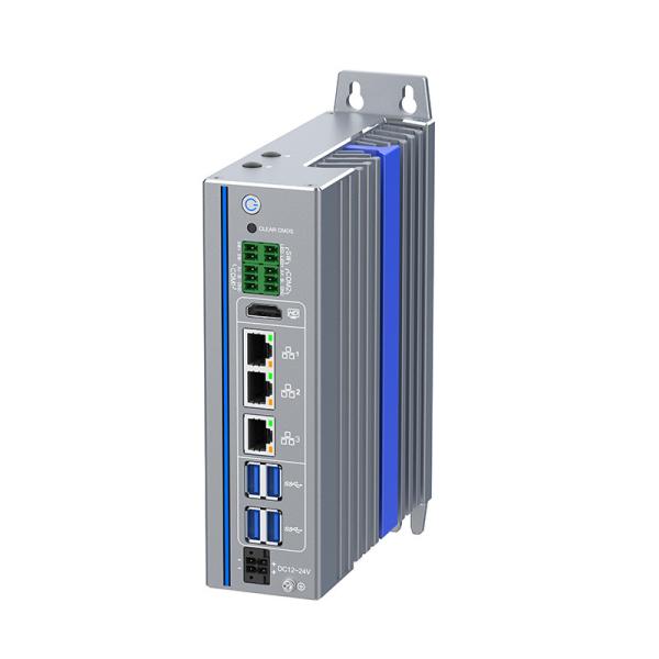 Book Type Industrial PC 12th Gen Intel Alder Lake-N N100 Mini PC with 3 Intel Ethernet