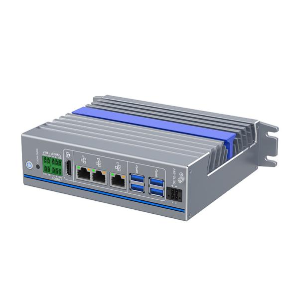 Book Type Industrial PC 12th Gen Intel Alder Lake-N N100 Mini PC with 3 Intel Ethernet