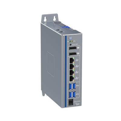 Cina Potente Mini PC I5 4 porte LAN Mini PC senza ventole con cavo di alimentazione USA in vendita