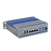 China Book Type Industrial Computer Core I7 Fanless Pc Linux 4 Lan Ports Embedded Mini Pc for sale