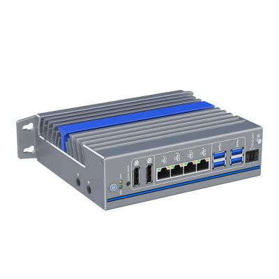 Chine Type de livre Ordinateur industriel Core I7 PC sans ventilateur Linux 4 ports Lan Mini PC intégré à vendre