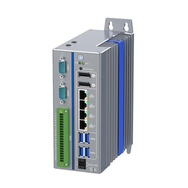 Quality Din Rail Mini Pc I7-1255U Processors 4 Lan 4 Usb Linux Mini Pc for sale