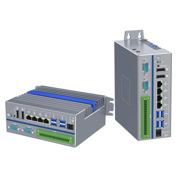 Quality Din Rail Mini Pc I7-1255U Processors 4 Lan 4 Usb Linux Mini Pc for sale