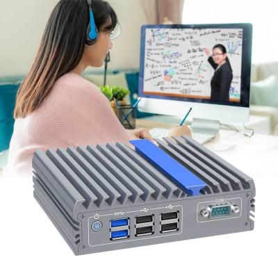Китай Компактный Office J3710 Mini PC с двойной локальной сетью для брандмауэра и тихой работы продается