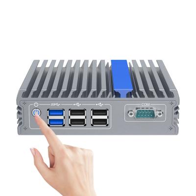Китай Компактный Office J3710 Mini PC с двойной локальной сетью для брандмауэра и тихой работы продается