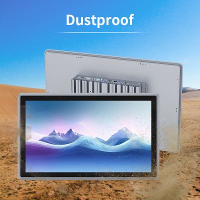 China 21.5 Inch Industrial Panel PC with Capacitive Touch Display and Wide Temperature Support in Full Aluminum Alloy for sale