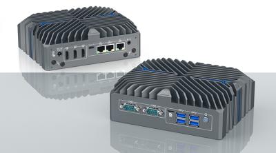 China 14th Gen Core Ultra 5 125U Industrial Mini PC with Fanless Design and Din-Rail Mount for Edge Computing for sale