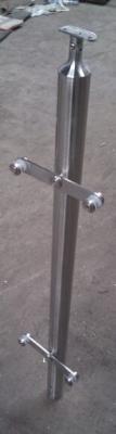China 304 Stainless Steel Handrail Baluster , Replacing Stair Balusters For Office for sale