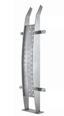 China Stainless Steel Glass Railing Floor Installation Aluminum Deck Railing Balusters for sale