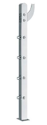 China 1000 mm Height Handrail Baluster Mirror Polish Stair Railing Iron Balusters for sale