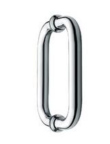 China Lockable Push Pull Door Handle Stainless Steel Entry Door Handles For Office for sale