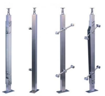 China Stainless Steel Balcony Railing SSS Finish Aluminum Balusters For Deck Railings for sale