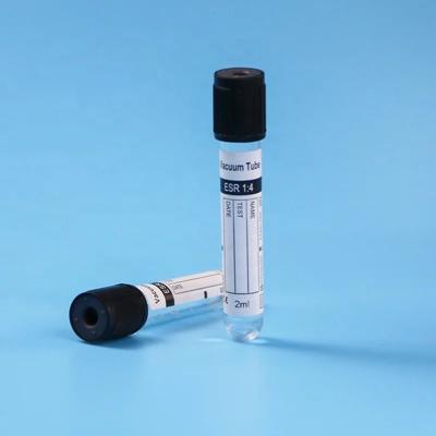 Cina Dispositivo medico approvato ISO Tubo di raccolta del sangue a vuoto Tubo di eparina Tubo PT Tubo esr Tubo in vendita