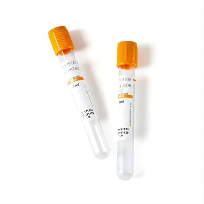 Cina Tubo di raccolta del sangue per l' attivazione del coagulo di uso singolo Tubo di raccolta del sangue per lo smaltimento in vetro sterile Tubo di raccolta del sangue a vuoto in vendita