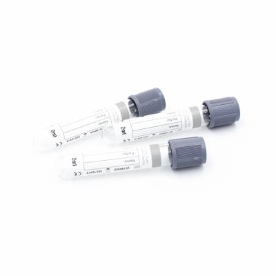 중국 회색 2ml,3ml,4ml, 진공 나트륨 플루오라이드 포도당 혈액 수집 튜브 포도당 튜브 판매용