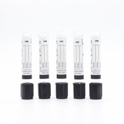 Cina Medical Disposable Vacuum Blood Collection Sodium Citrate Tube 1.6ml 2.4ml ESR Tube Black Top in vendita
