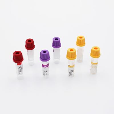 Κίνα Disposable Plastic Micro Blood Collection Tube 0.25ml/0.5ml/1ml Micro Plain Gel Separator Serum Tube προς πώληση