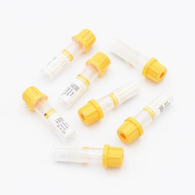 Κίνα Disposable Plastic Micro Blood Collection Tube 0.25ml/0.5ml/1ml Micro Plain Gel Separator Serum Tube προς πώληση