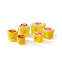 China Medical Sharp Needle Disposal Container 1L to 13L Capacity PP Safety Box for sale