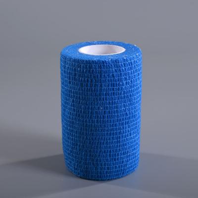 China Colored Waterproof Non-Woven Self Adhesive Elastic Cohesive Bandage Flexible Cohesive Bandage for sale