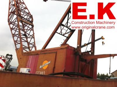 China 210ton used original America Manitowoc crawler crane machinery (4100W) for sale