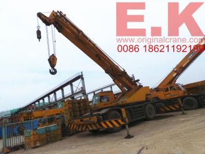 China Right Hand Drive Japanese kato 45ton rough terrainc crane truck crane (KR45H-IIIL) for sale
