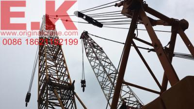 China 1996 Year Japanese kobelco crawler crane lattice boom crawler crane track crane 7055 for sale