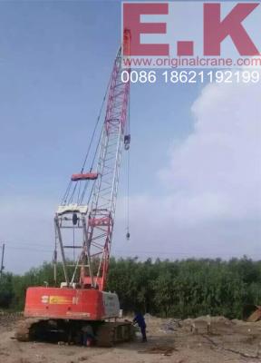 China 2012 Used Hydraulic zoomlion 70ton crawler Crane track crane lattice boom (QUY70) for sale