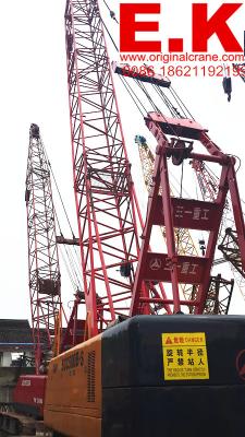 China Lattice boom Hydraulic track crane SANY used crawler crane construction machinery(SCC500B) for sale
