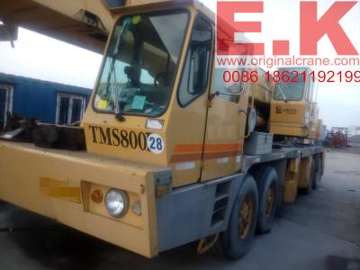 China 80ton used Grove hydraulic truck mobile crane (TMS800B) for sale